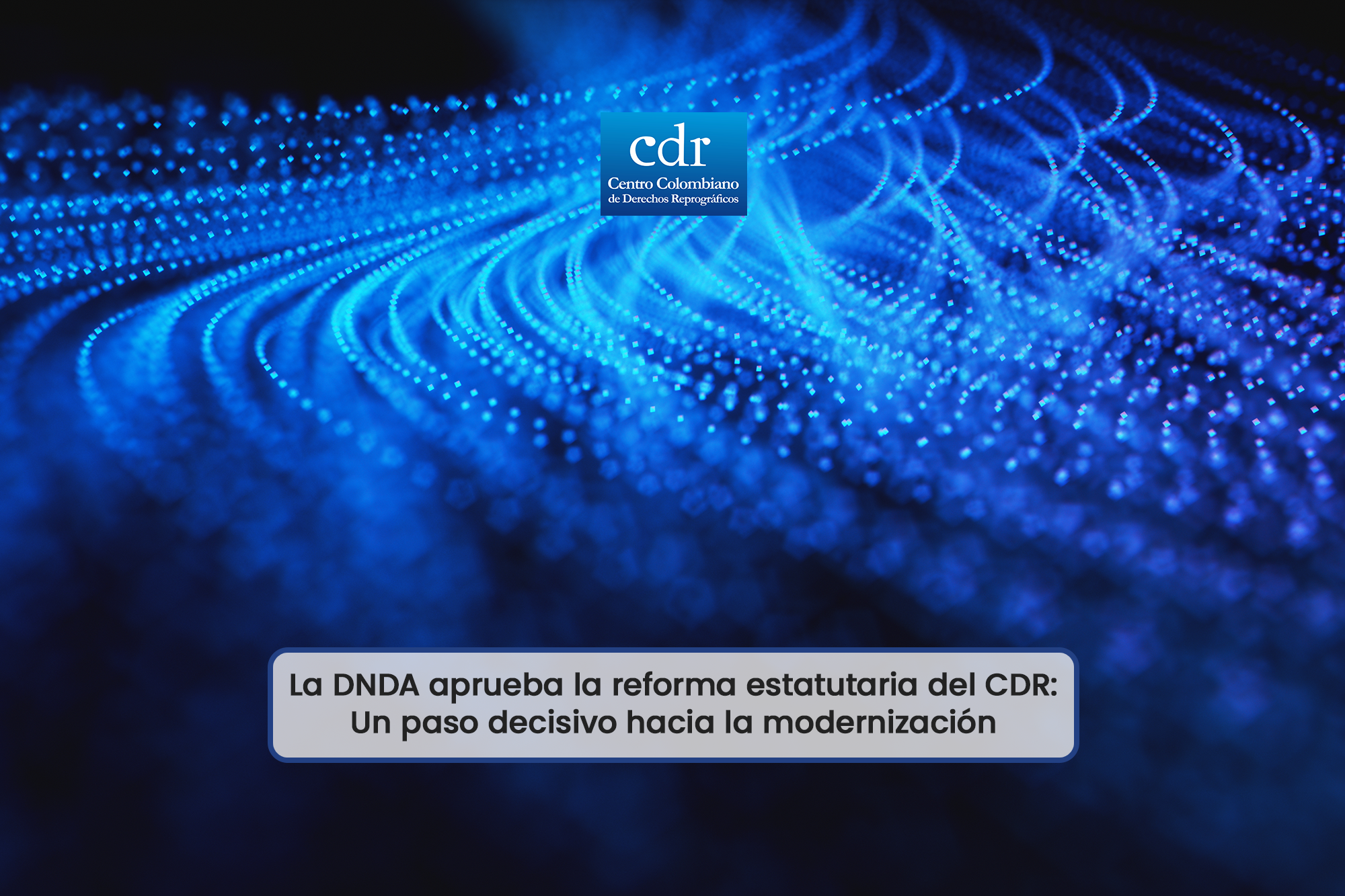 La DNDA aprueba la reforma estatutaria del CDR: un paso decisivo hacia ...
